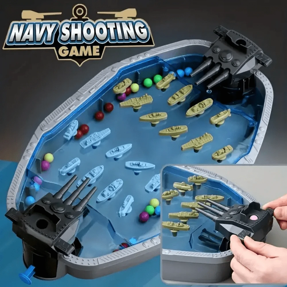 Naval Battle Shooting Chess Board Game, A Two-Player Board Game Toy ...