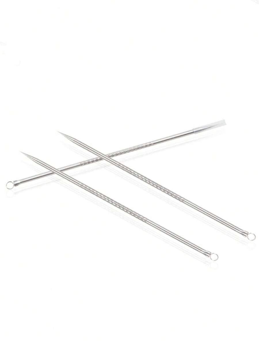 2pcs Blackhead & Acne Extraction Tools Set Comedone Extractor With ...