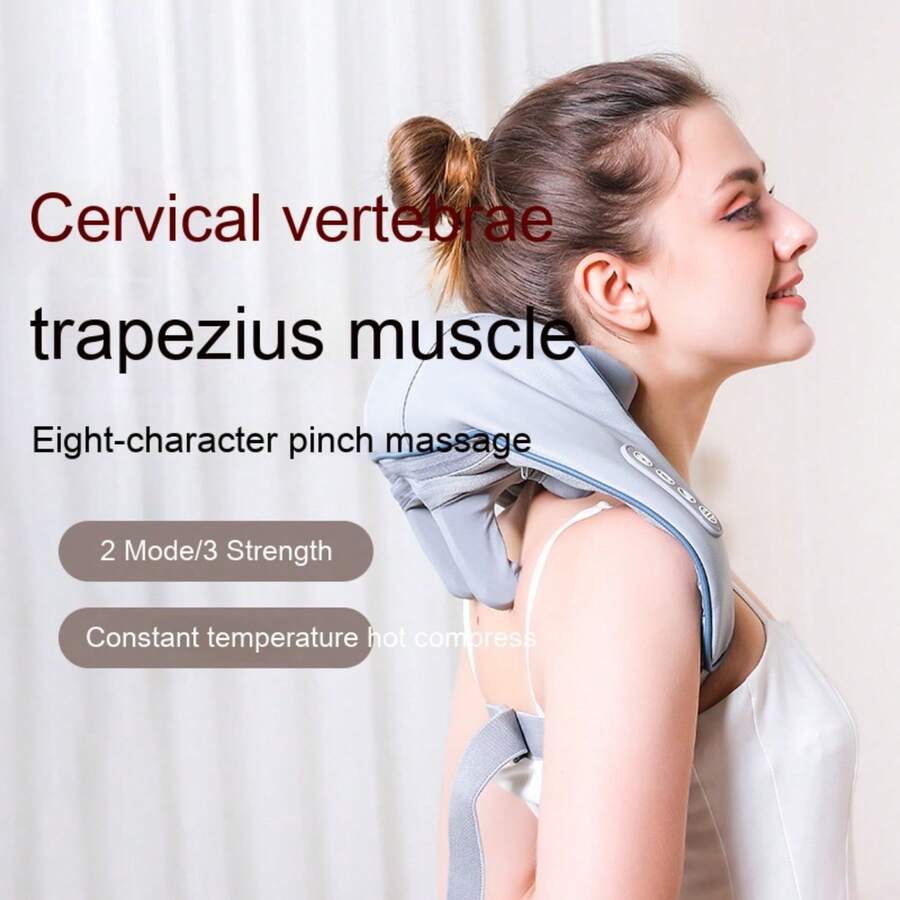 Neck Massager Shoulder Neck Waist Back Shoulder Trapezius Neck Massage ...
