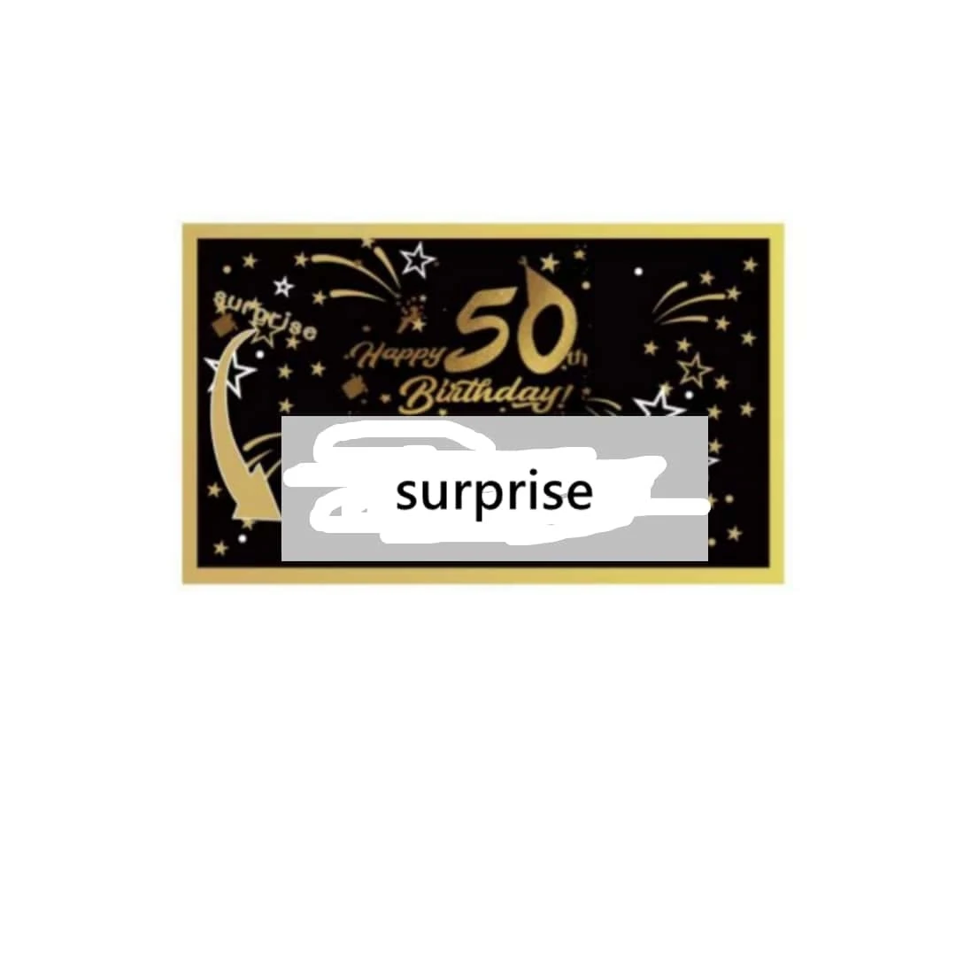 10pcs 50th Birthday Surprise Party Cards, Give Your Friends A ...