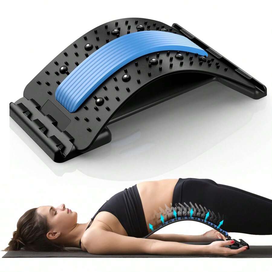 Back Stretcher For Low Back Pain Relief, Multi-Level Back With Magnet ...