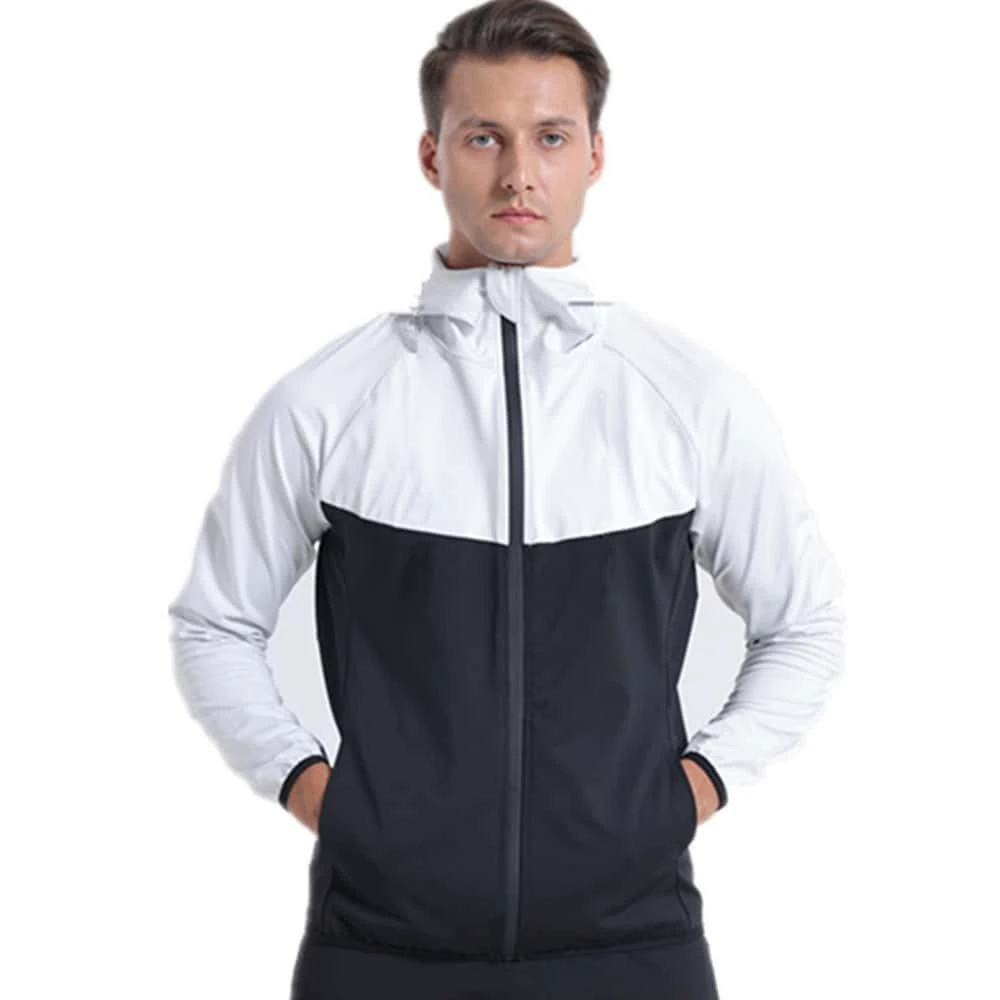 Men Sports Sauna Jacket With Hood, Quick Sweat Release, Suitable For ...