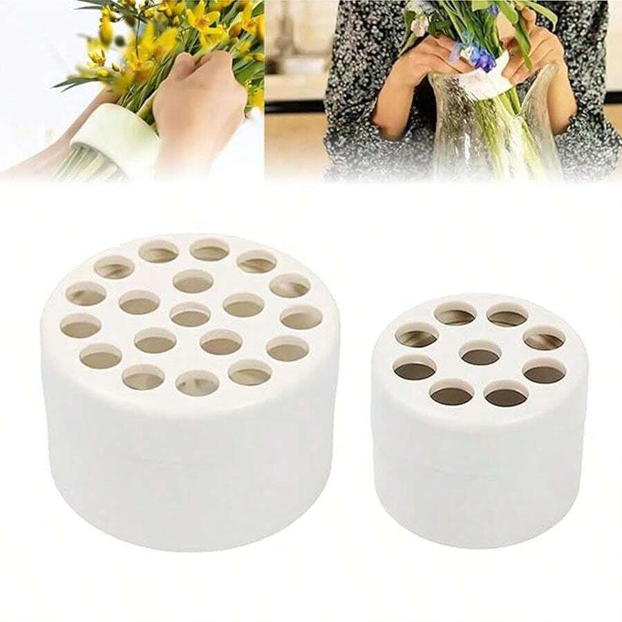 Spiral Ikebana Pole Stand, 2-Piece Set Of Spiral Pole Stand For Flowers ...