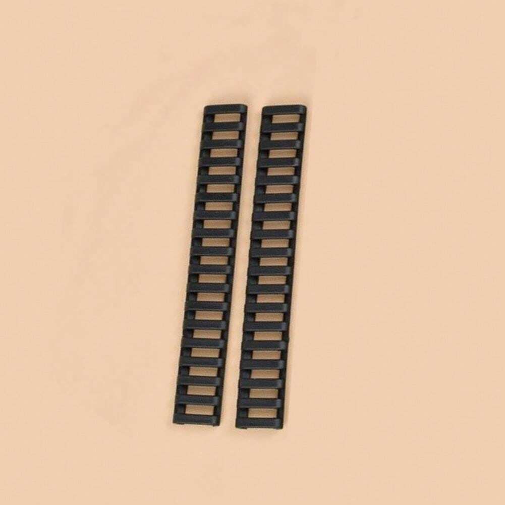 2PCS Rail Covers Handguard Ladder Airsoft Rail Cover Plastic Fish Bone ...