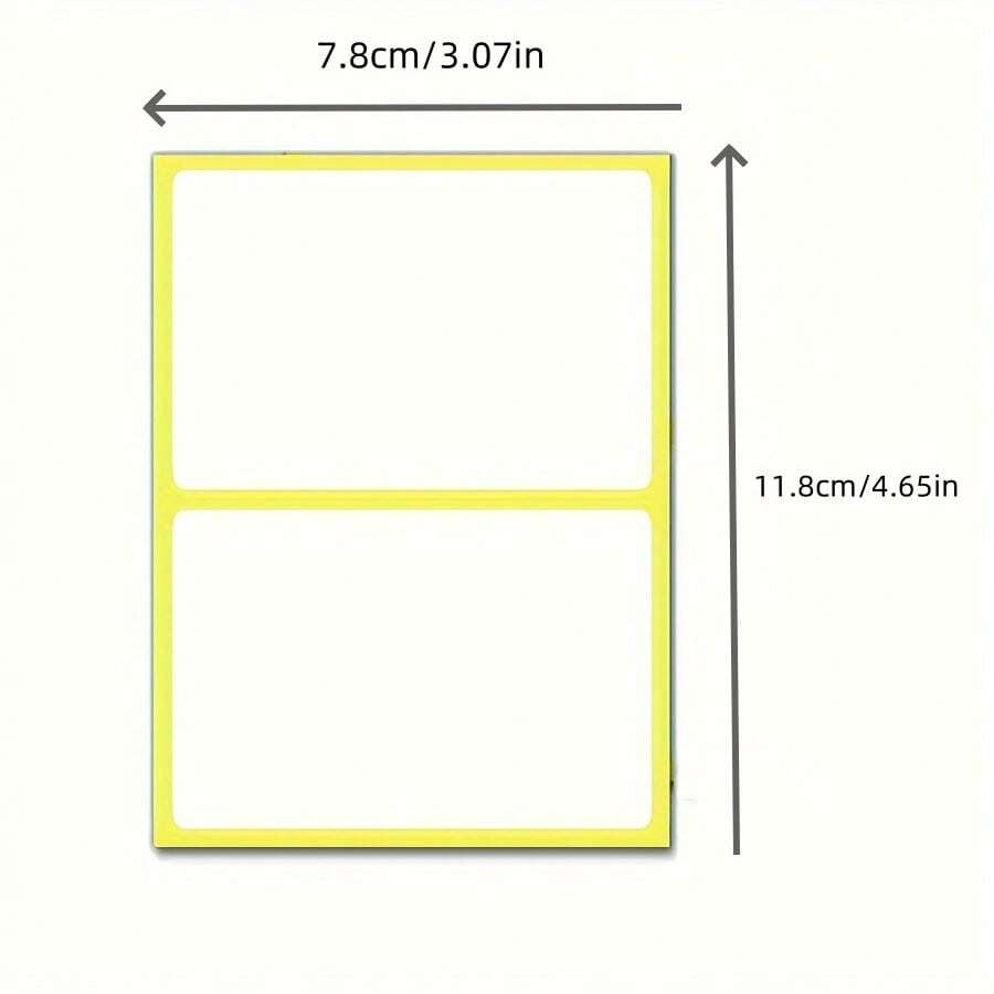30 Sheets Of Sticker Labels, Blank Hand-Writable And Adhesive For ...