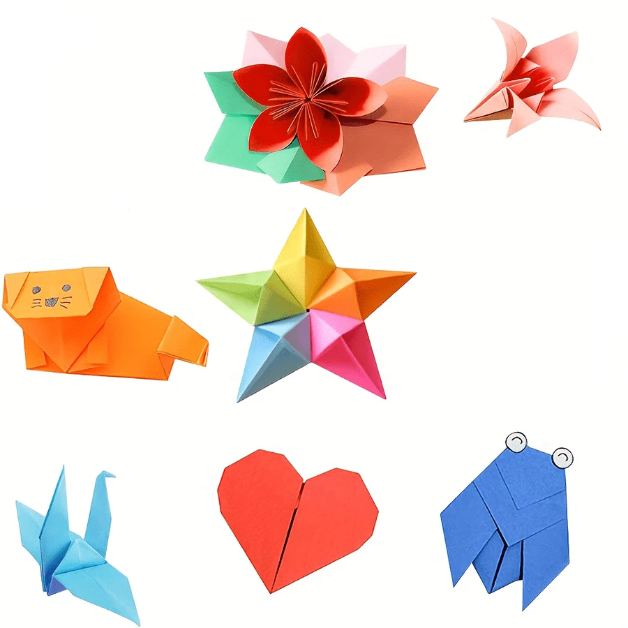 100 Sheets Colored A4 Paper For DIY Craft Paper Folding, Handicraft ...