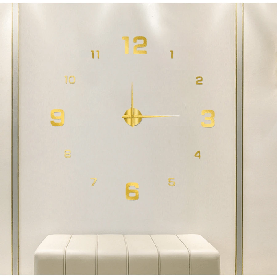 Creative And Simple Personality Luminous Digital Clock, DIY Acrylic ...