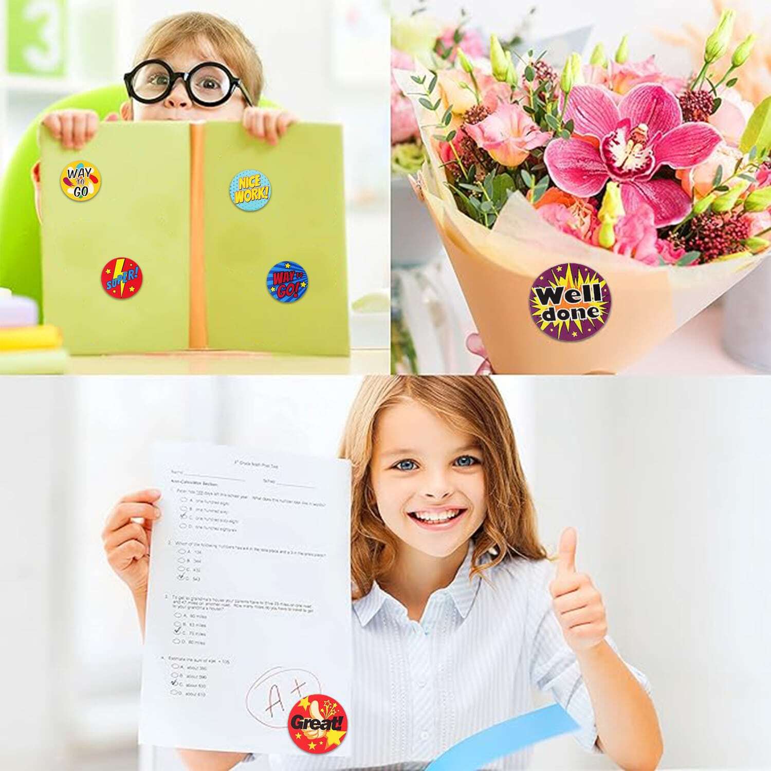 Teachers Reward Stickers,Fun Motivational Stickers Labels, For Students ...