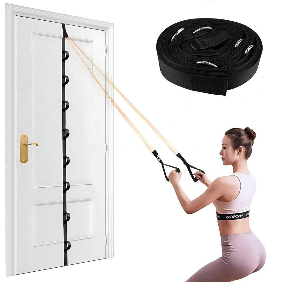 Door Resistance Band, No Drilling Or Installation Required, Home Gym ...
