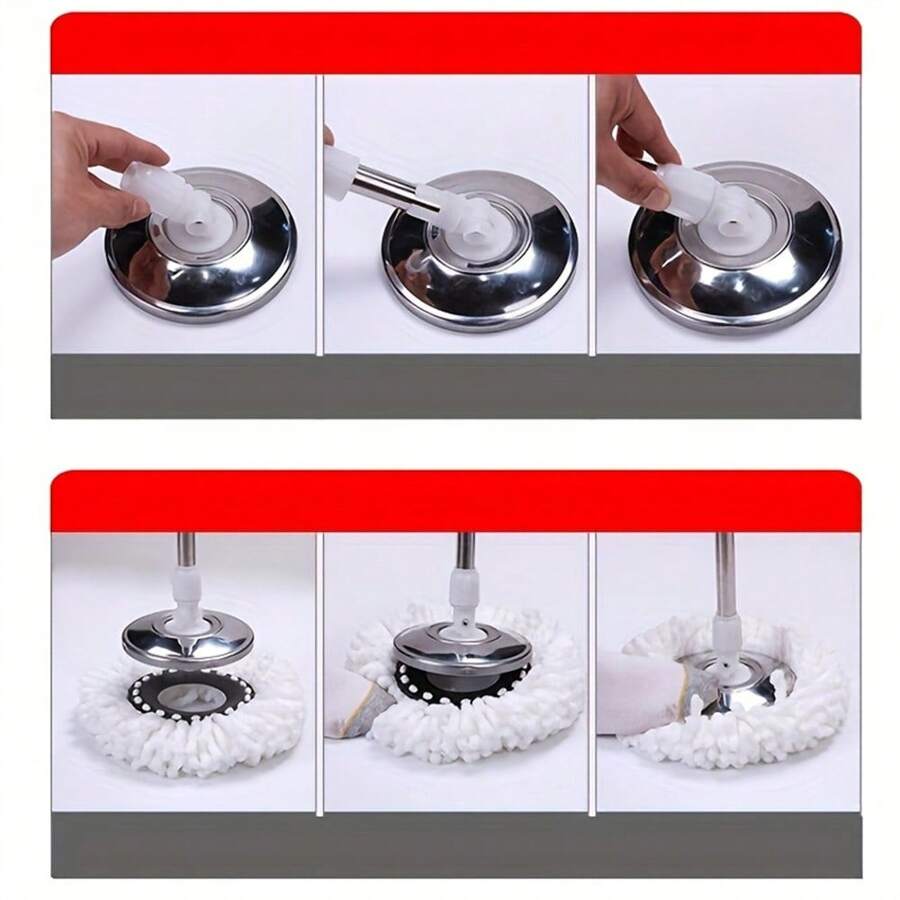 3pcs Rotating Mop Head, Good God Mop Rotating Mop Head, Standard Mop ...