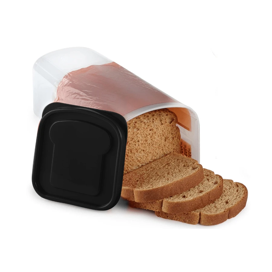 1pc Bread Storage Box, Bread And Toast Organizer, Storage Dispenser ...