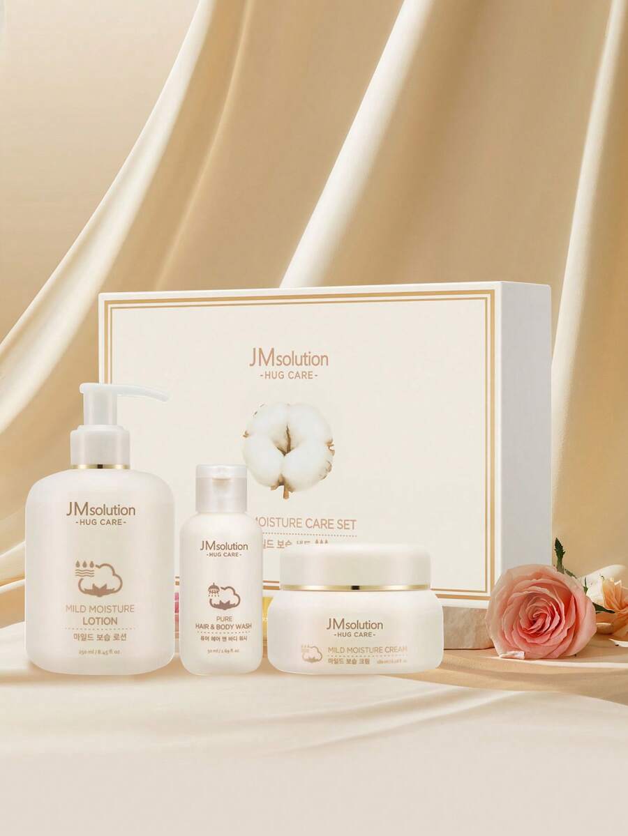 JMsolution Mommy Care Gift Set Moisturizing Lotion 50ml + Moisturizing Cream 180ml + Shampoo ...