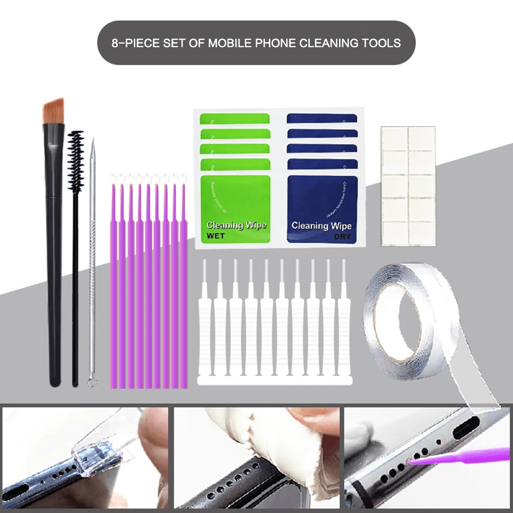 Mobile Phone Cleaning Kit, Incl. Cleaning Brush, Dust Collector ...