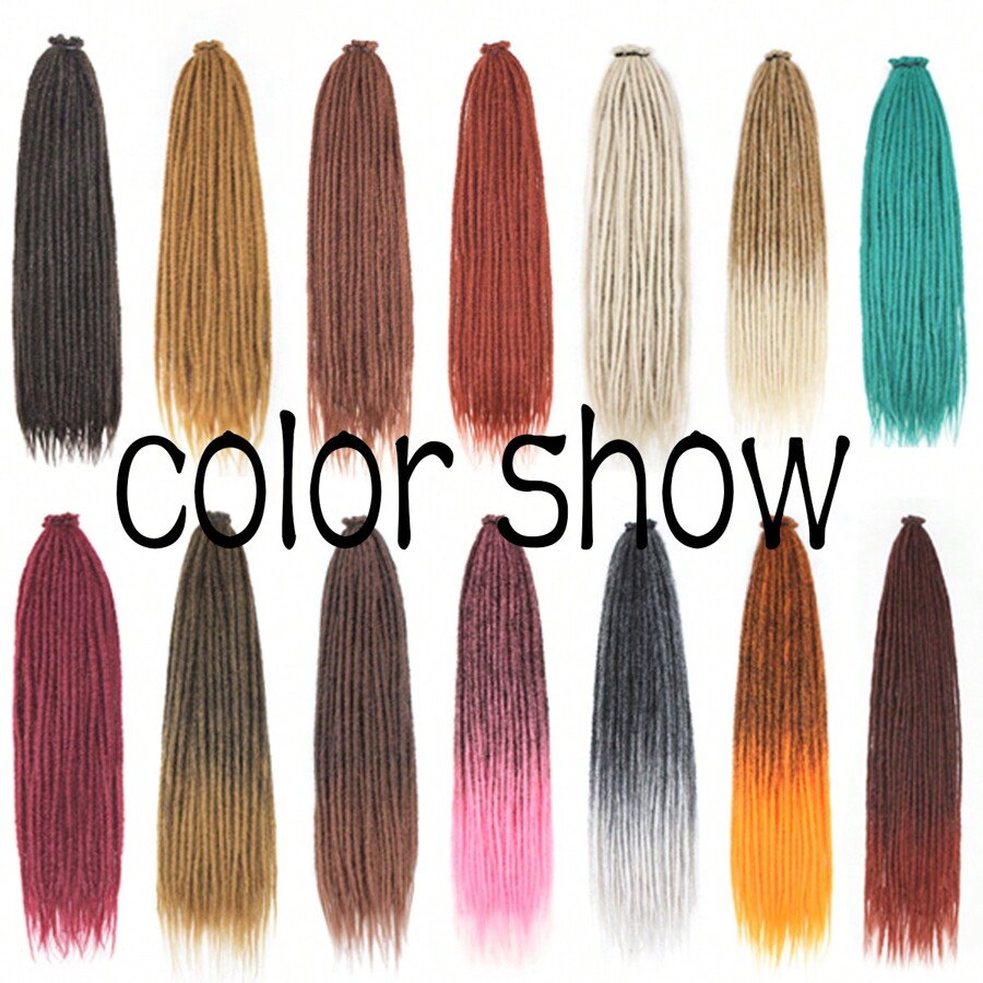 22 Inch Dreadlocks Extensions Goddess Locs Crochet Hair For Women 10 ...