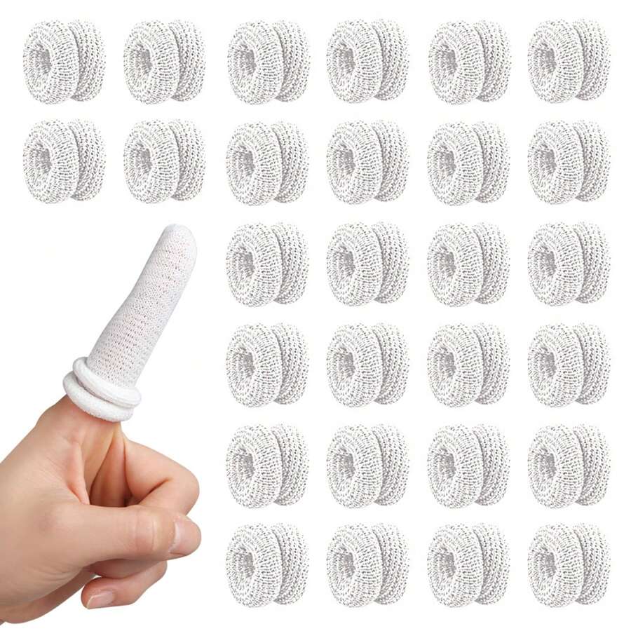 30 Pcs Finger Bandages, Elastic Finger Bandage Tubular Finger Protector ...
