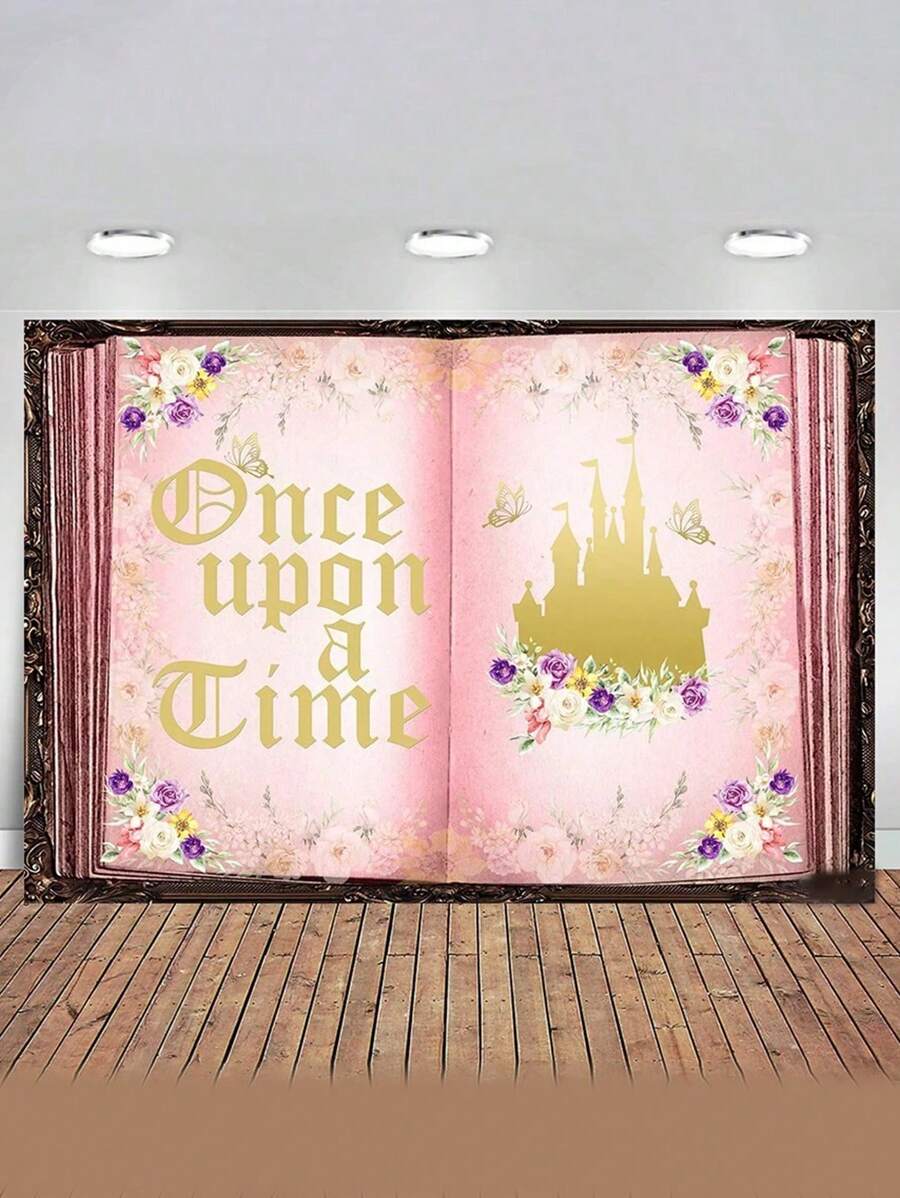 1pc-Once Upon A Time Backdrop Fairy Tale Books Wedding Party ...