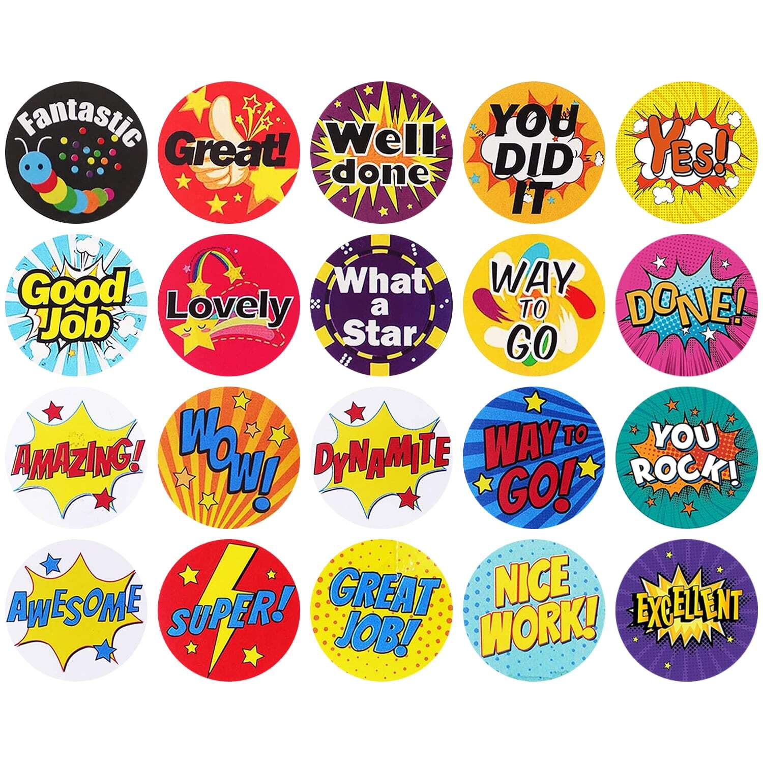 Teachers Reward Stickers,Fun Motivational Stickers Labels, For Students ...