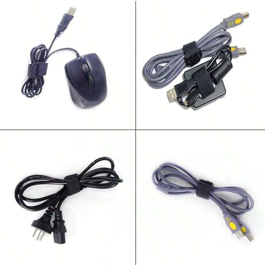 15PCS Multi-Length Reusable Cable Ties - Durable Nylon Organizing ...