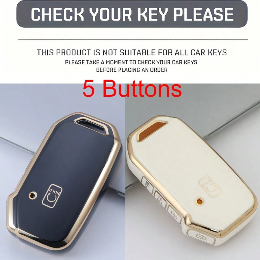 Phnom Penh 5 Buttons Tpu Car Key Case Cover For Kia Telluride Telluride ...