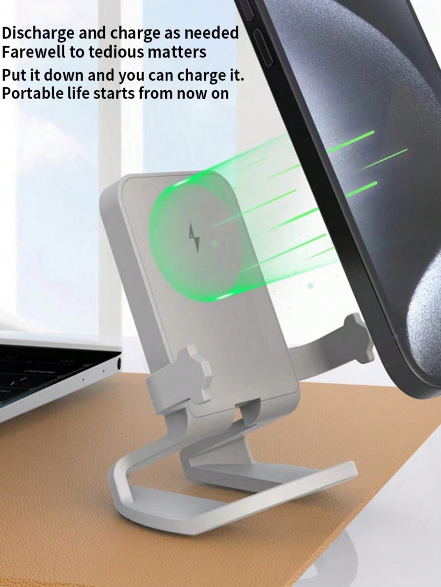 15W Vertical Wireless Charger Stand For Desktop, Fast Charging, Can ...