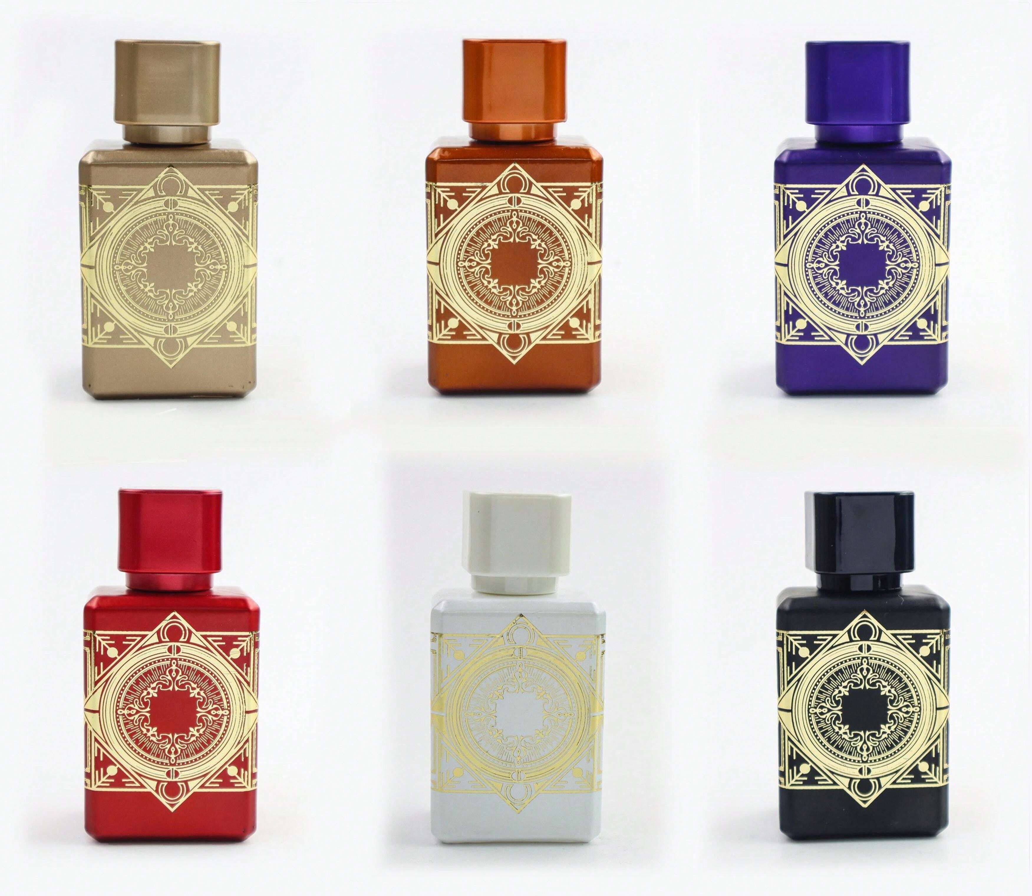 Perfume Bottles 50ml Luxury Flacon Parfum Empty Perfume Atomizer Travel ...