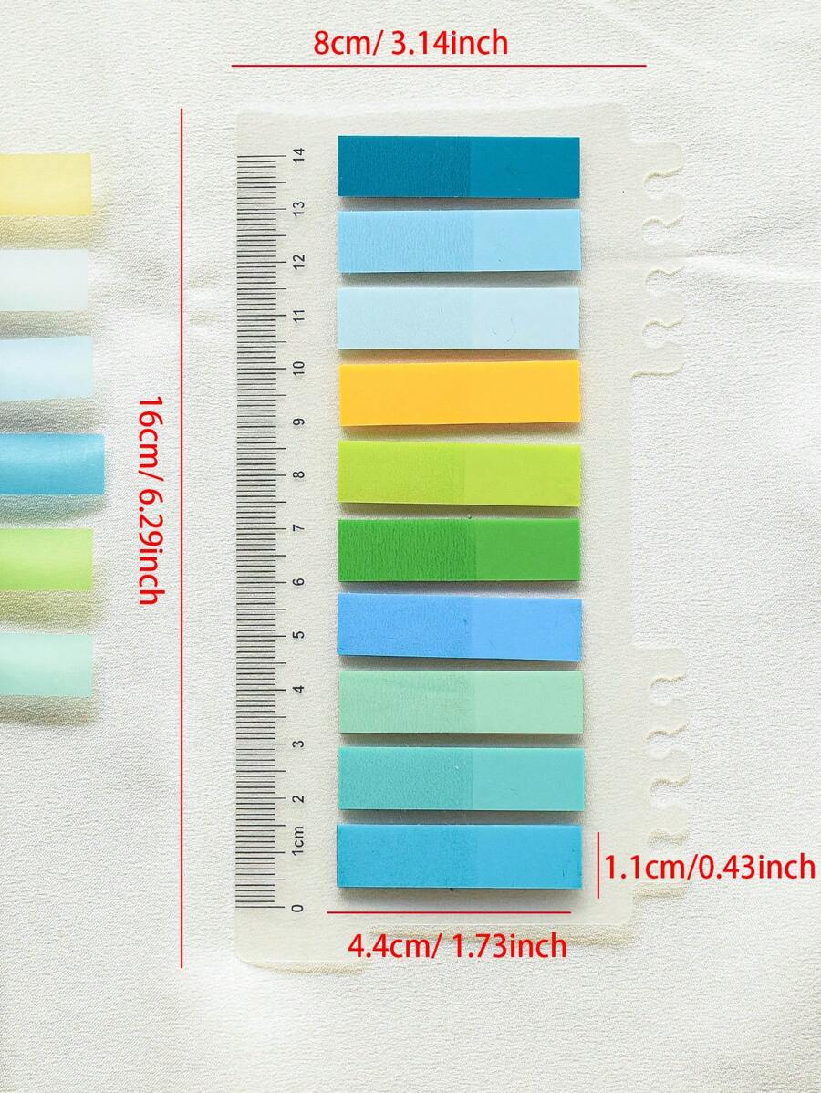 200 Sheets Of 1 Style PET Sticky Notes, European Retro Style Index Tabs ...