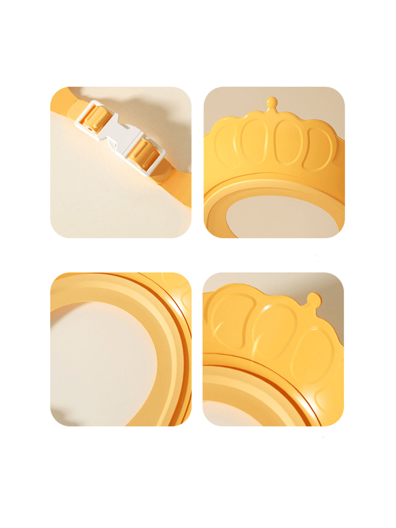 1PCBaby Shower Cap Hair Washing Hat Waterproof Adjustable Silicone Bath ...