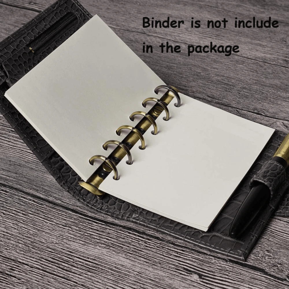 A7 Paper 160 Page 80 Sheets 100gsm Writing Paper Refillable Planner ...