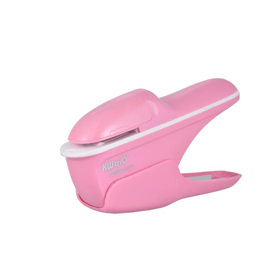 1pc Pink Stapleless Stapler - Safe And Convenient Paper Binding ...
