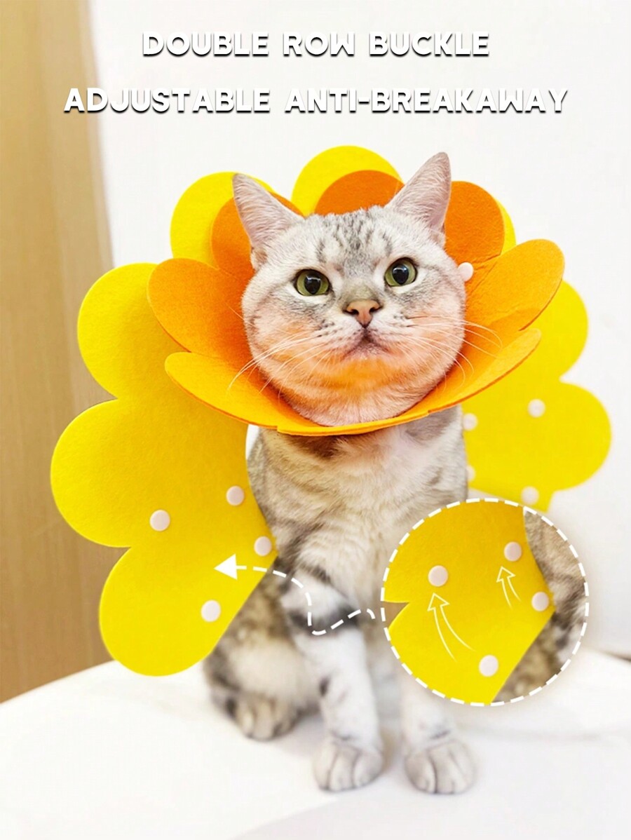 1pc Elizabethan Collar For Cats, Anti-Lick Neck Cone, Pet Supplies ...