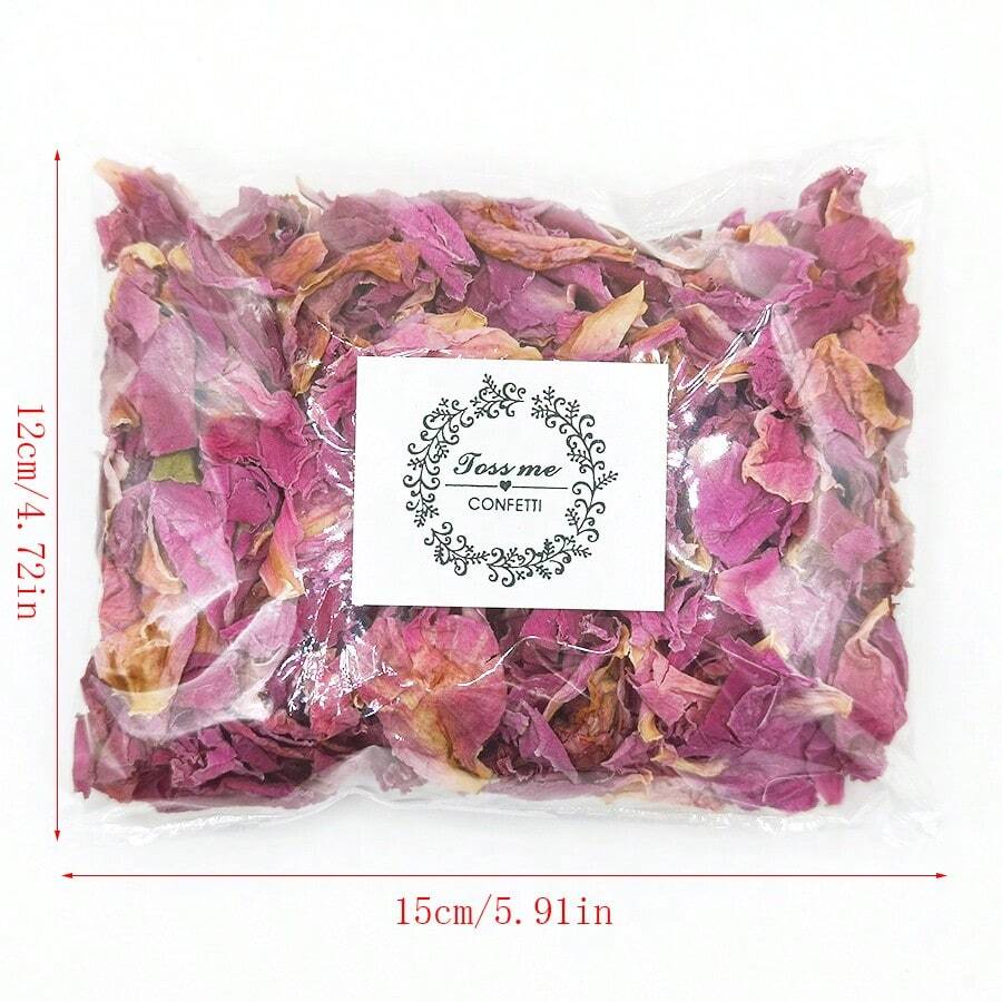 1pack 30g Rose Petal Confetti Dried Flower Rose Wedding Dried Flowers Lavender Confetti Party ...