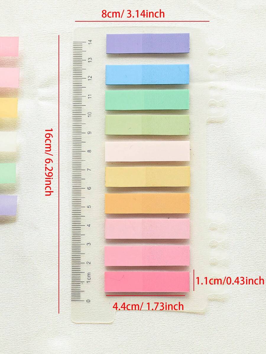 200 Sheets Of 1 Style European Retro PET Sticky Notes With Morandi ...