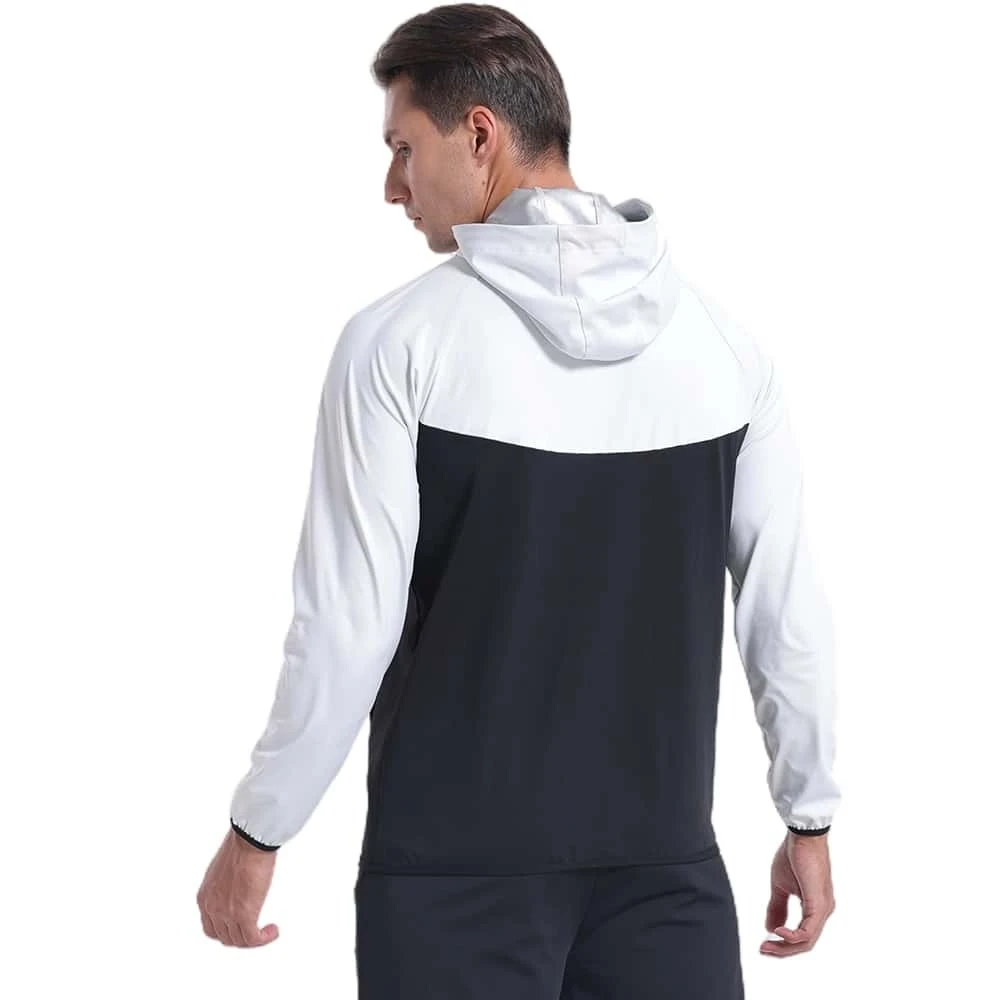 Men Sports Sauna Jacket With Hood, Quick Sweat Release, Suitable For ...