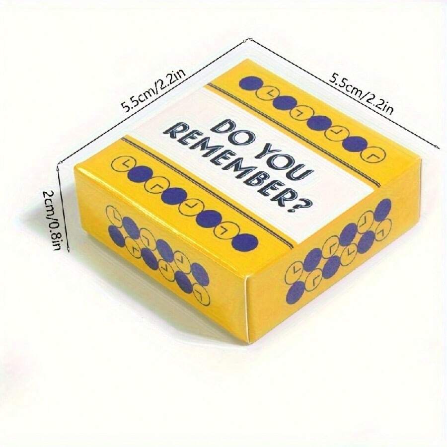 Do You Remember Card Game,50 Questions To Share Memories Conversation ...