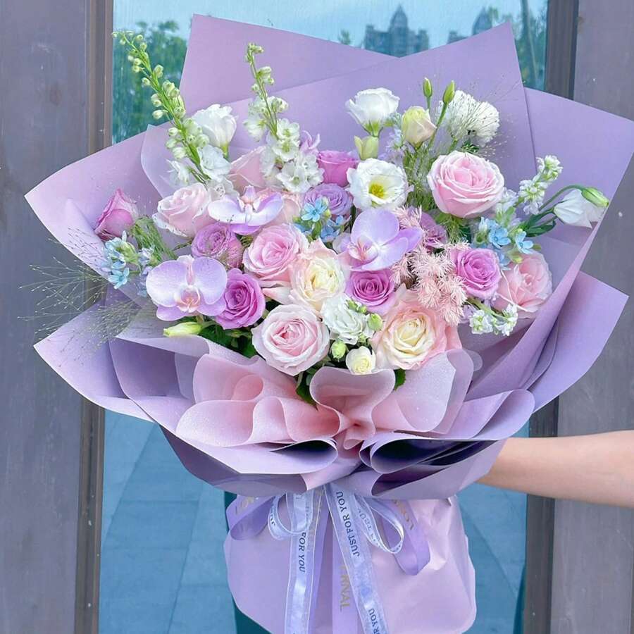 20 Sheets/Pack Waterproof Solid Color Wrapping Paper, Solid Color ...