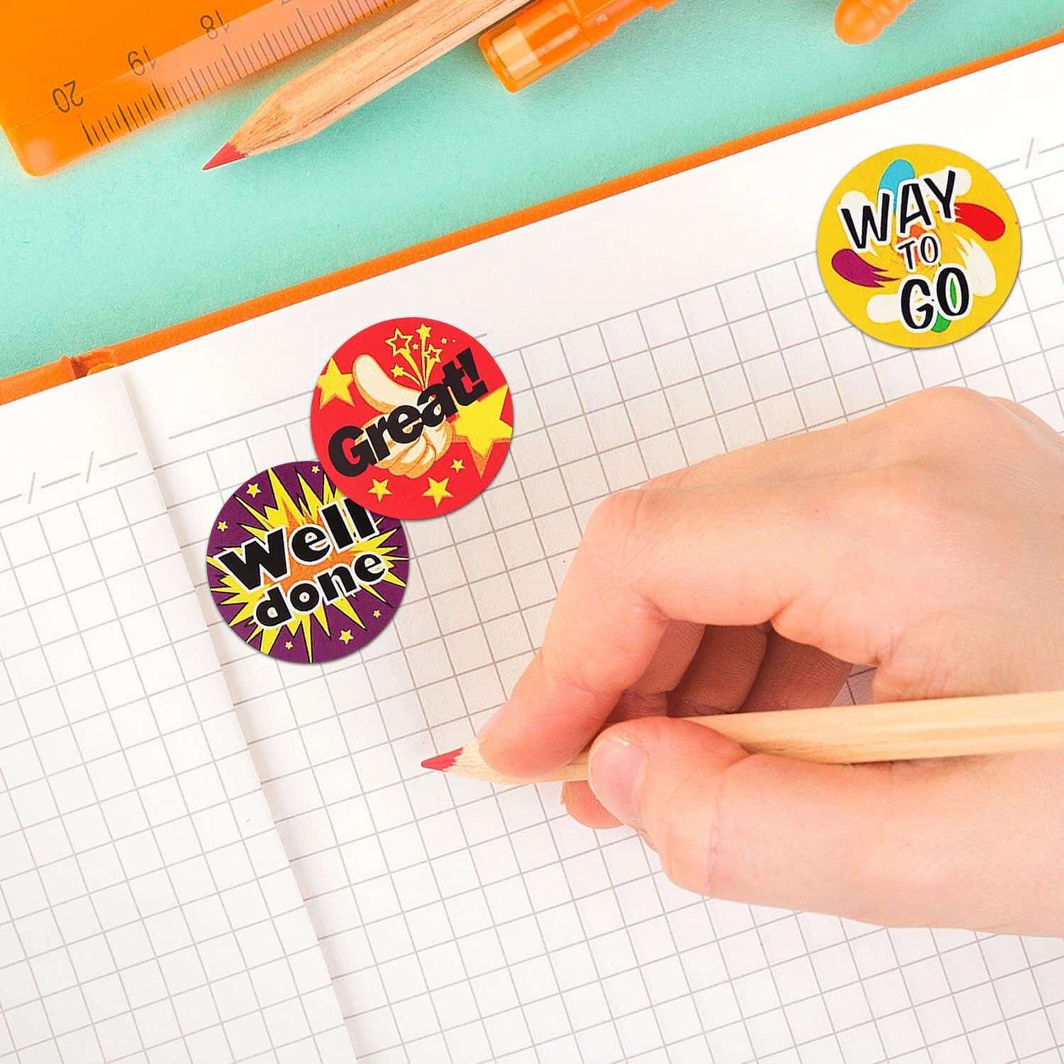 Teachers Reward Stickers,Fun Motivational Stickers Labels, For Students ...