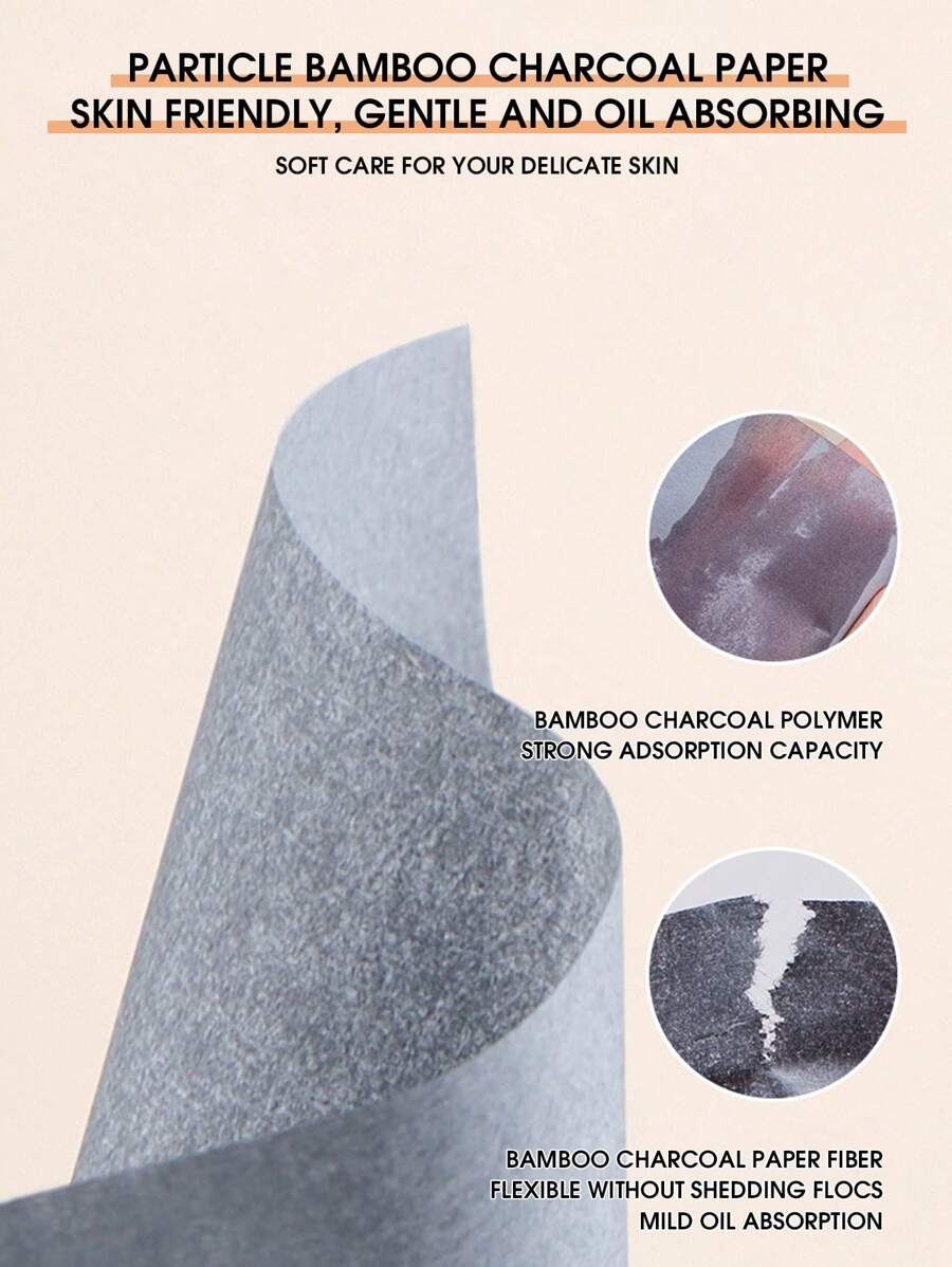 Portable Oil Absorbing Papers With 100 Sheets Per Box, Including Puff ...