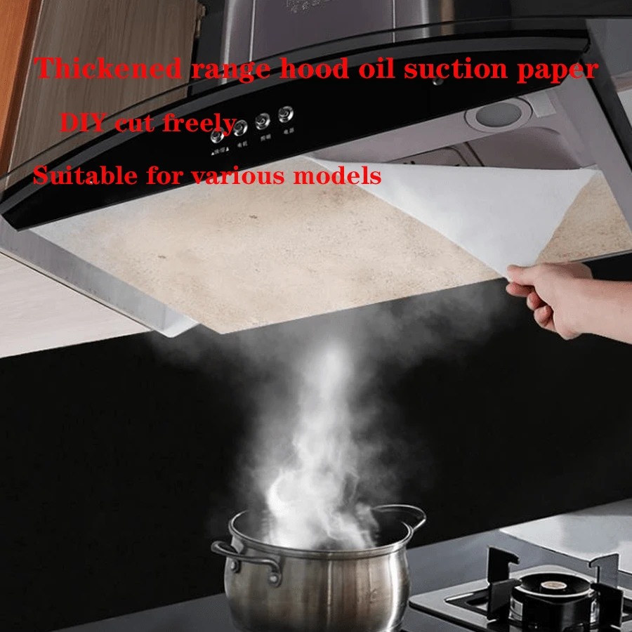 393.7 Inch Long Thickening Kitchen Range Hood Oil Suction Paper, Oil ...