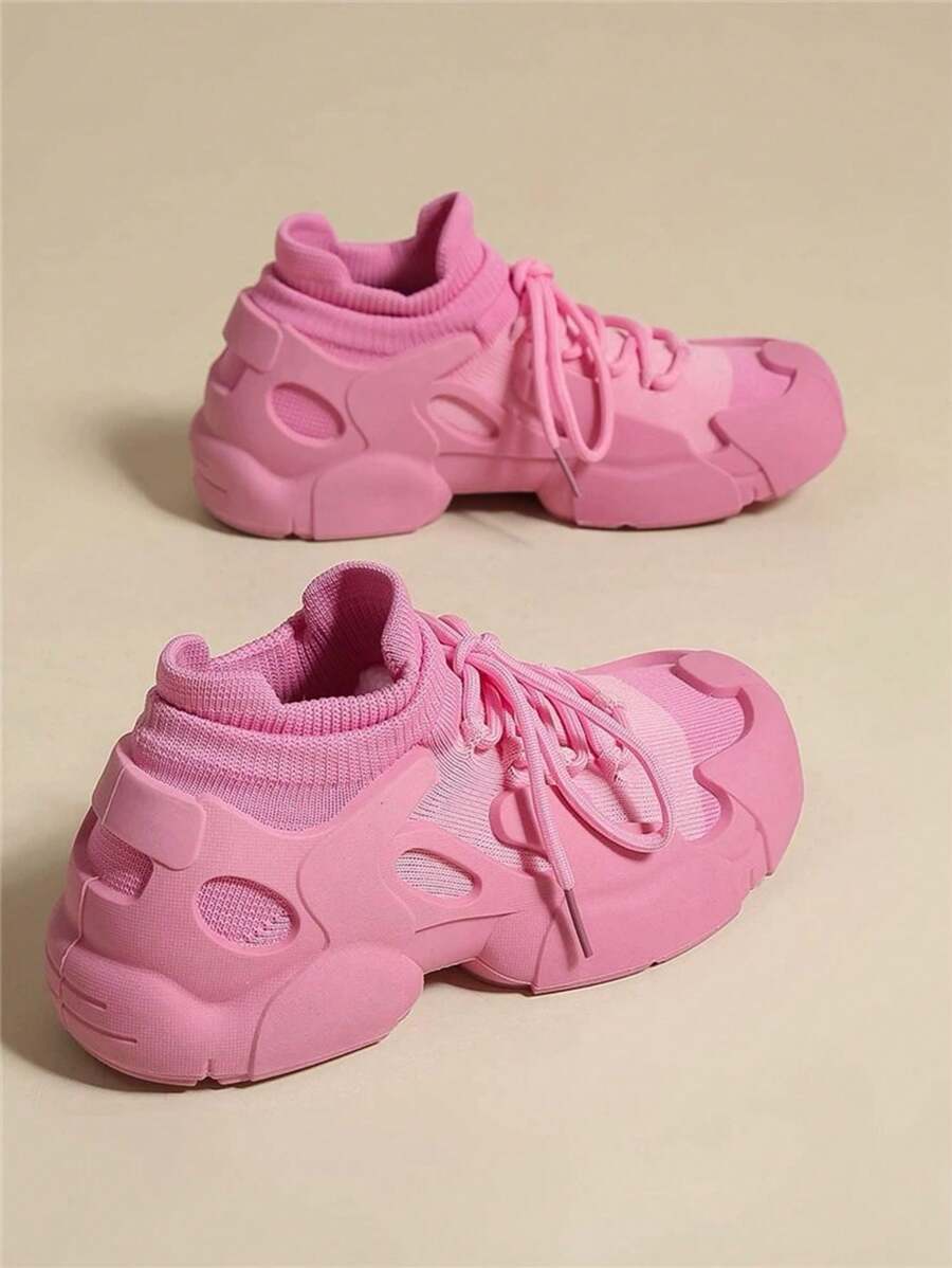 New Summer Women Sports Shoes Latest Chunky Sneakers Running Shoes