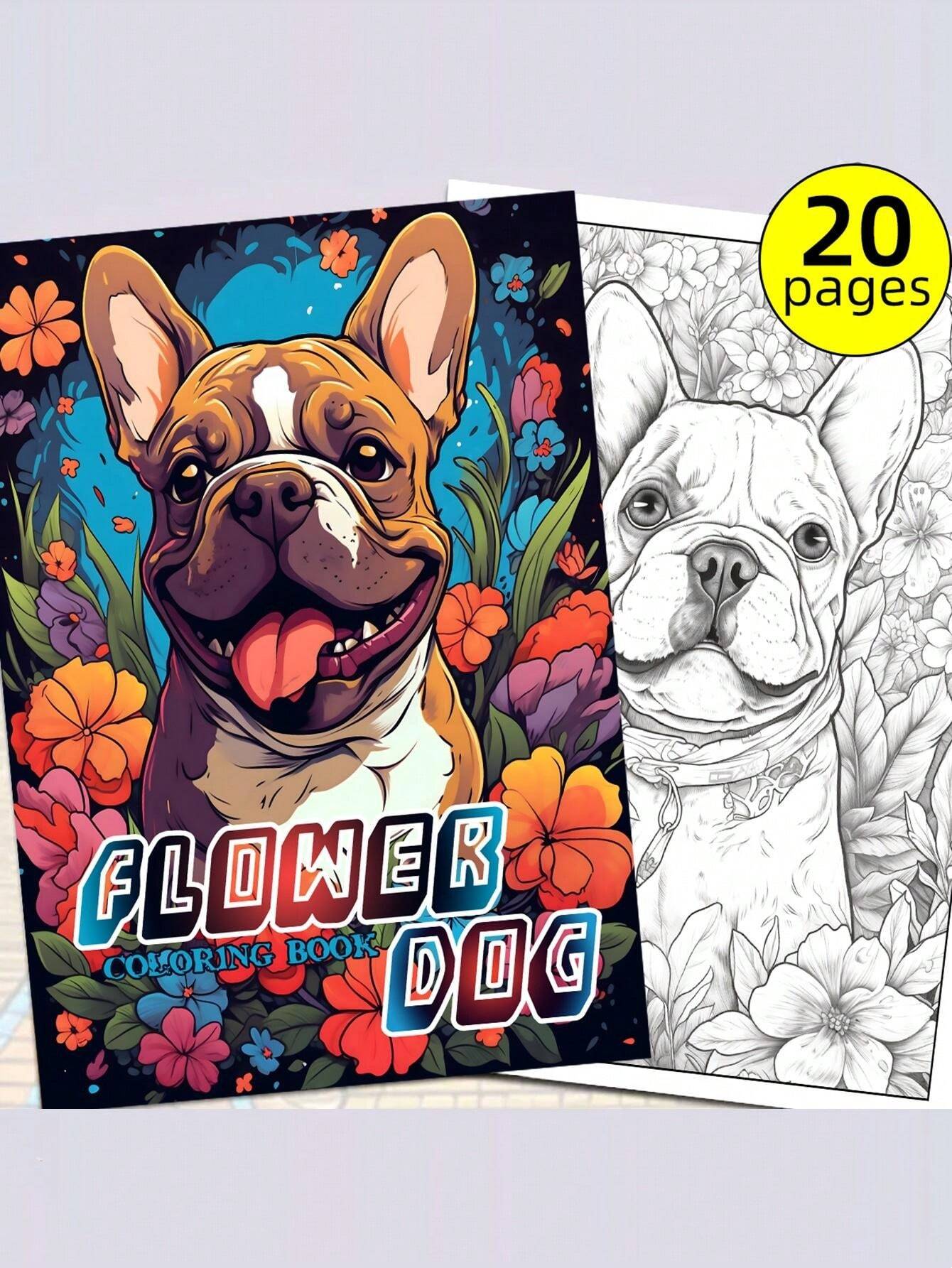 1pc 20 Pages Coloring Book Animal Series Coloring Book Including Cats ...