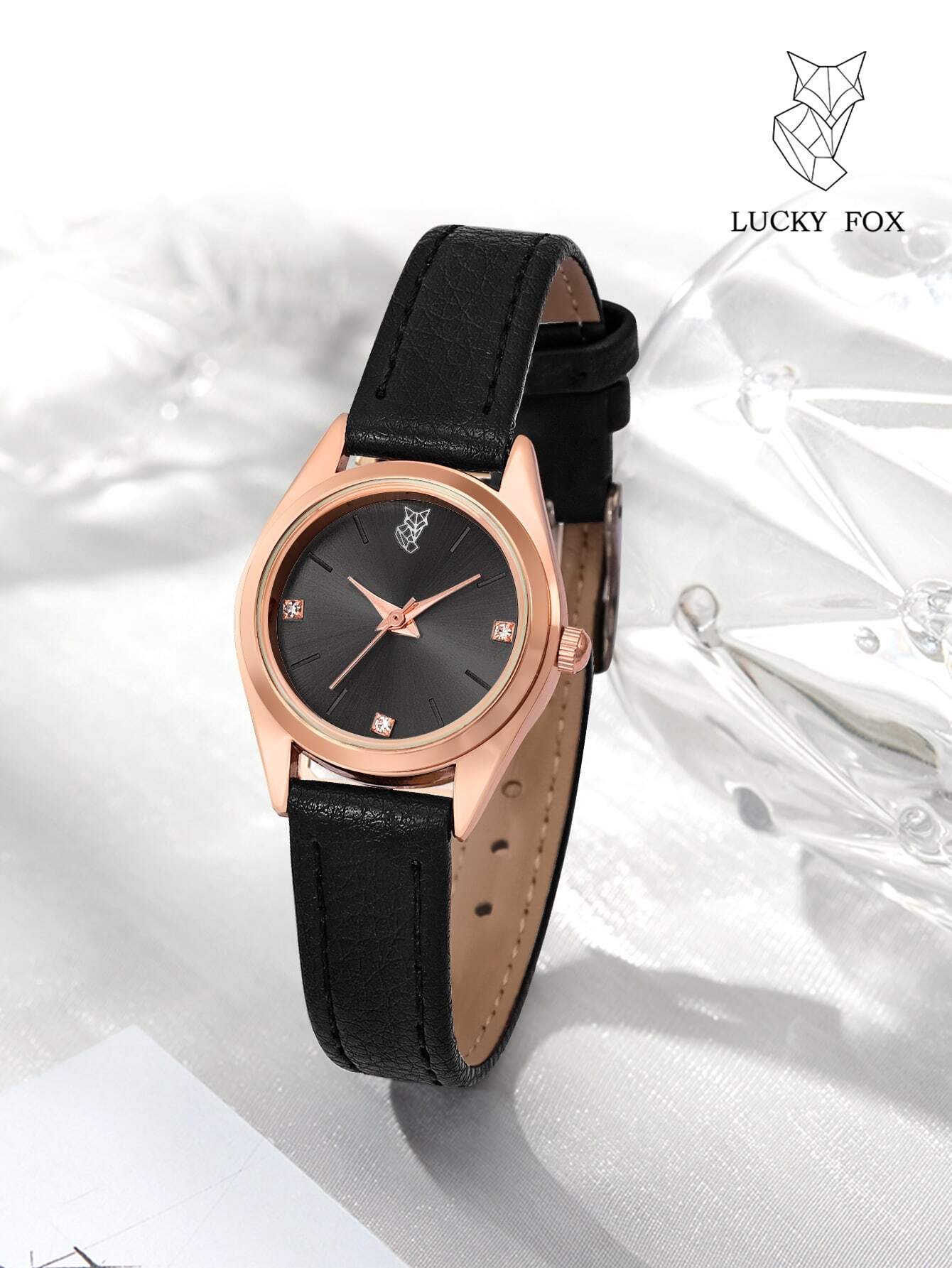 Reloj de cuarzo elegante y sencillo de LUCKYFOX, de pila seca y ...