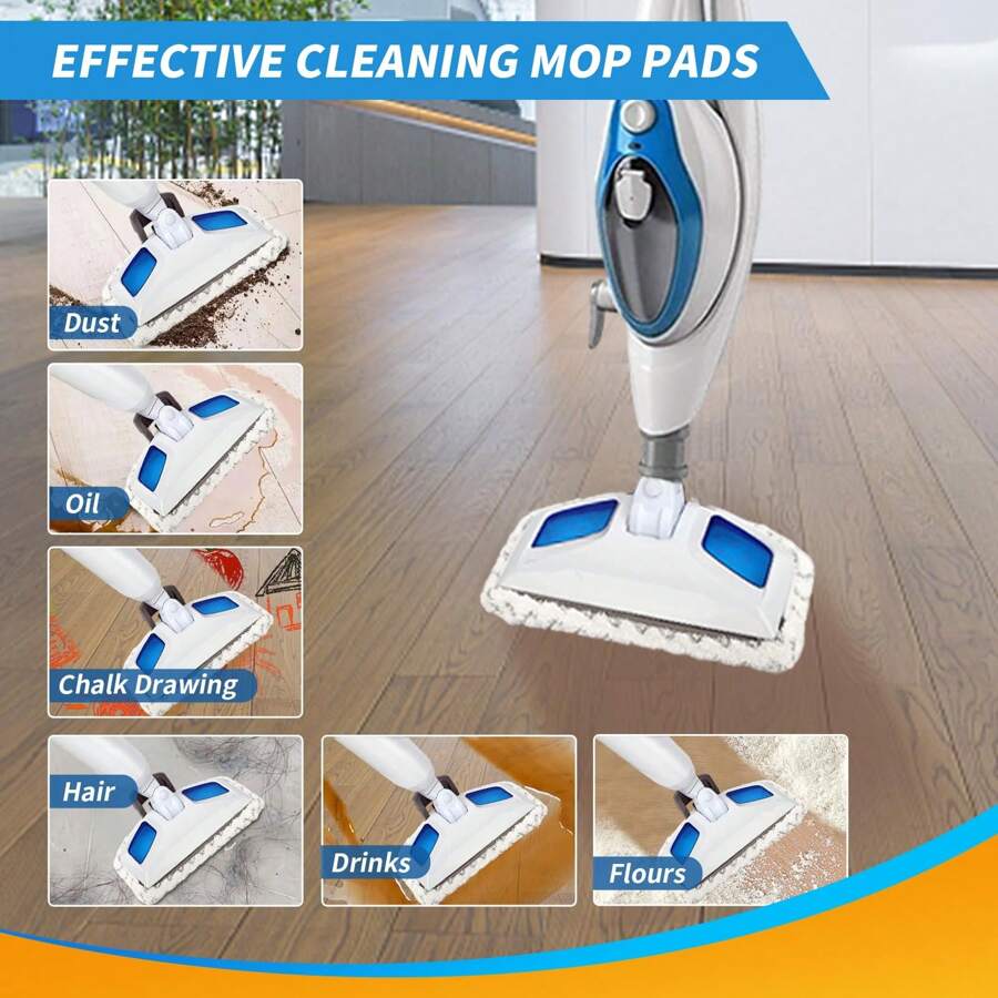 Steam Mop Pads 5 Pack For Powerfresh 1940 1544 1440 1806 Series Floor ...