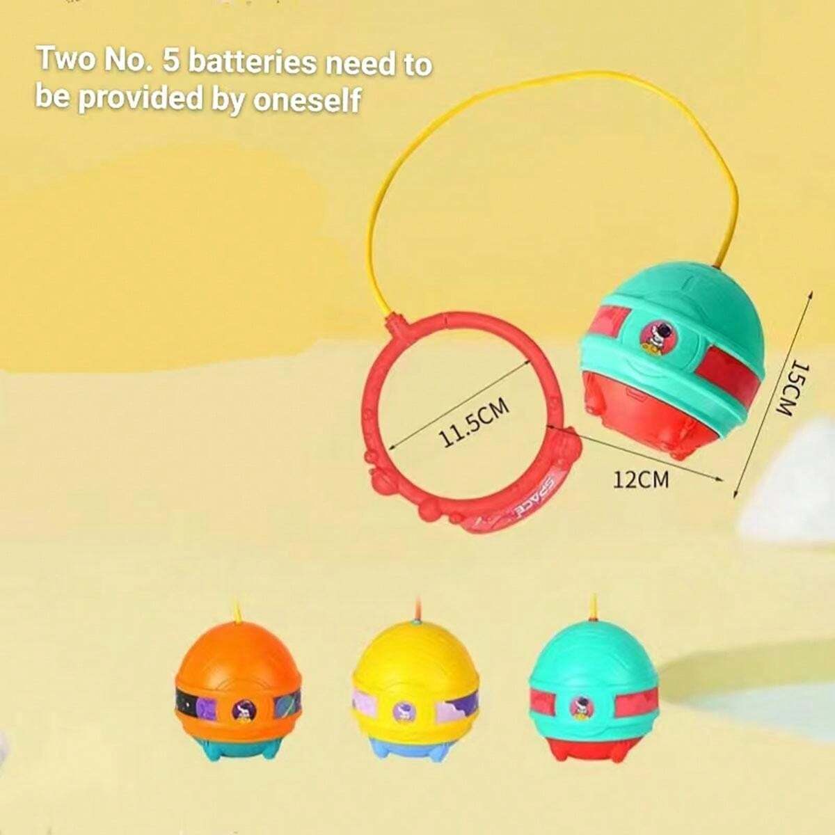 1pc Random Style Light-Up Bouncing Ball, Twist Ball Attached To Feet ...