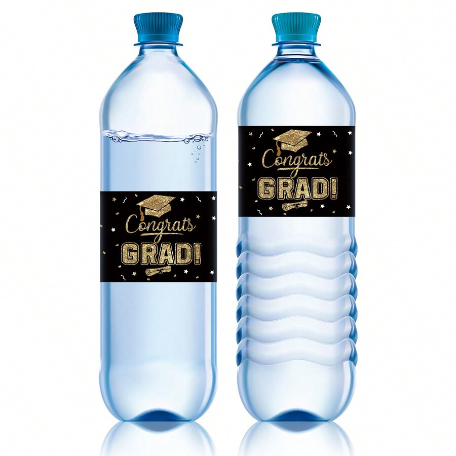 20pcs Graduation Water Bottle Labels, Water Bottle Labels Sticker ...