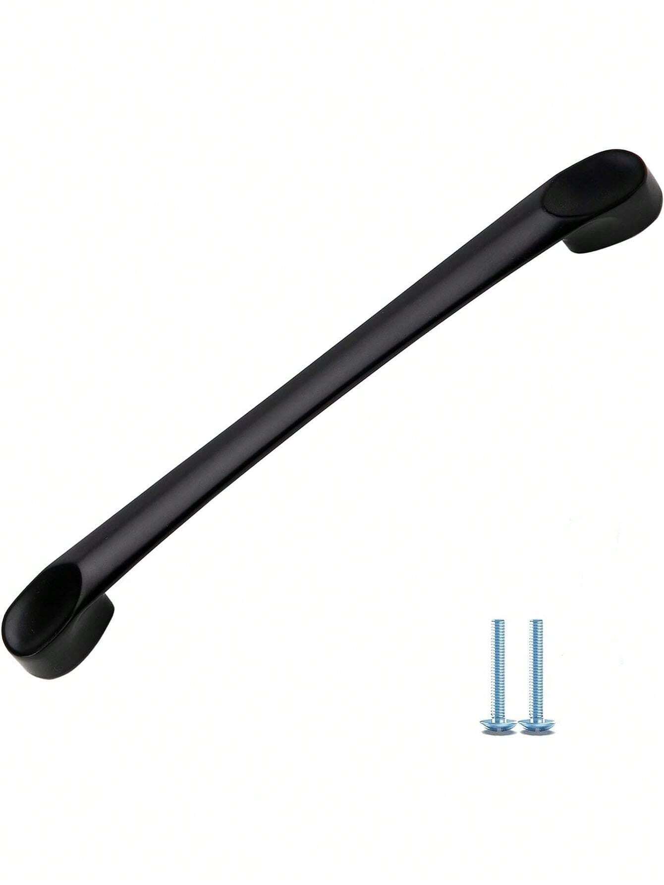 Matte Black Aluminium Alloy Cabinet Handle, Kitchen Cupboard Drawer ...