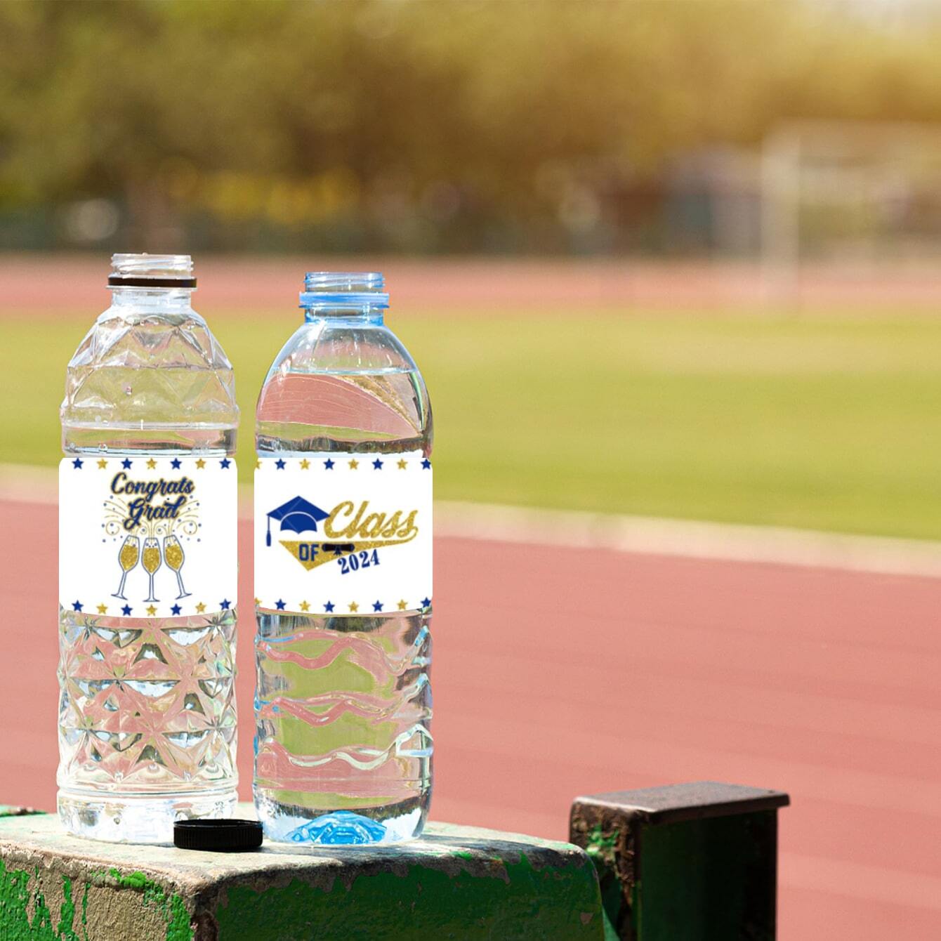 15pcs Graduation Water Bottle Labels, Graduation Decorations Stickers ...