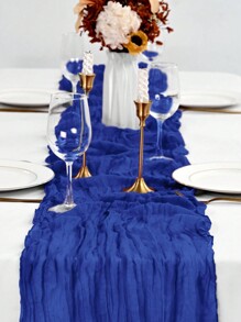 1pc Orange Bohemian Style Bali Cheese Cloth Table Runner For Wedding Or ...