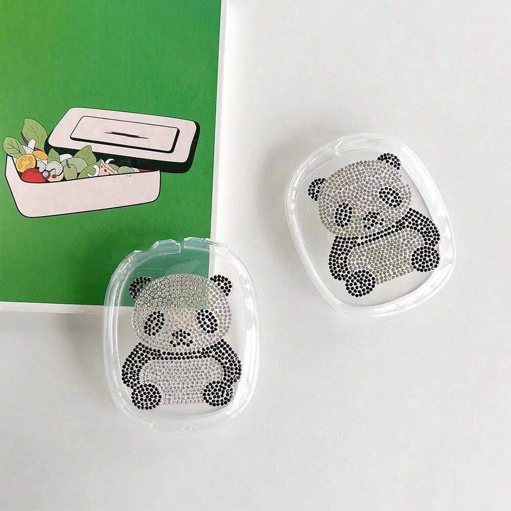 1pc Sparkling Panda Shaped Earphone Case For AirPods MAX Headphones ...