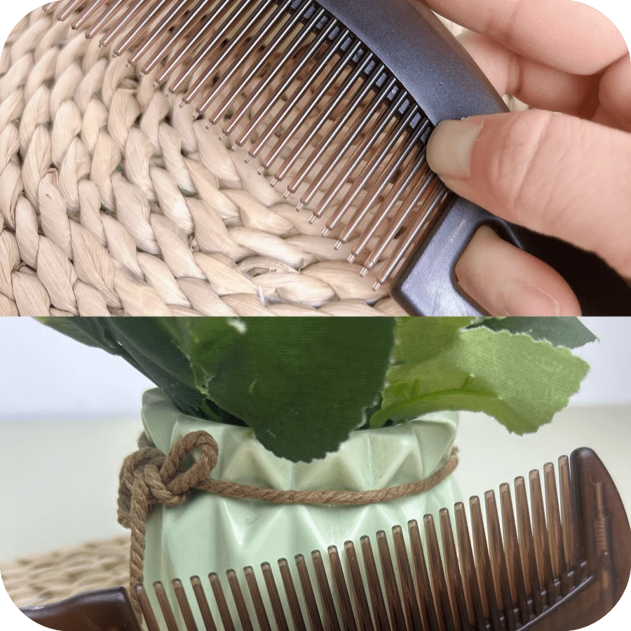 Energy Comb Hollow Hair Brush Remove Grease Dandruff-Free, Clean Hair ...