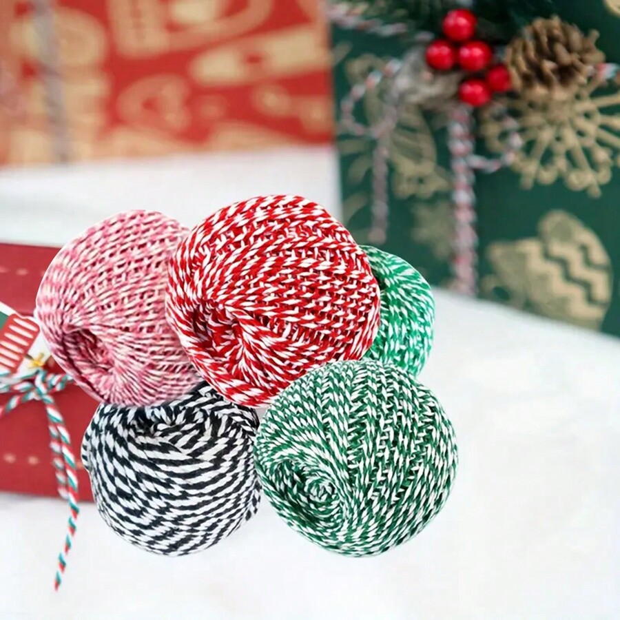 3pcs Colorful DIY Handmade Braided Cotton Rope, Craft Decoration Rope ...